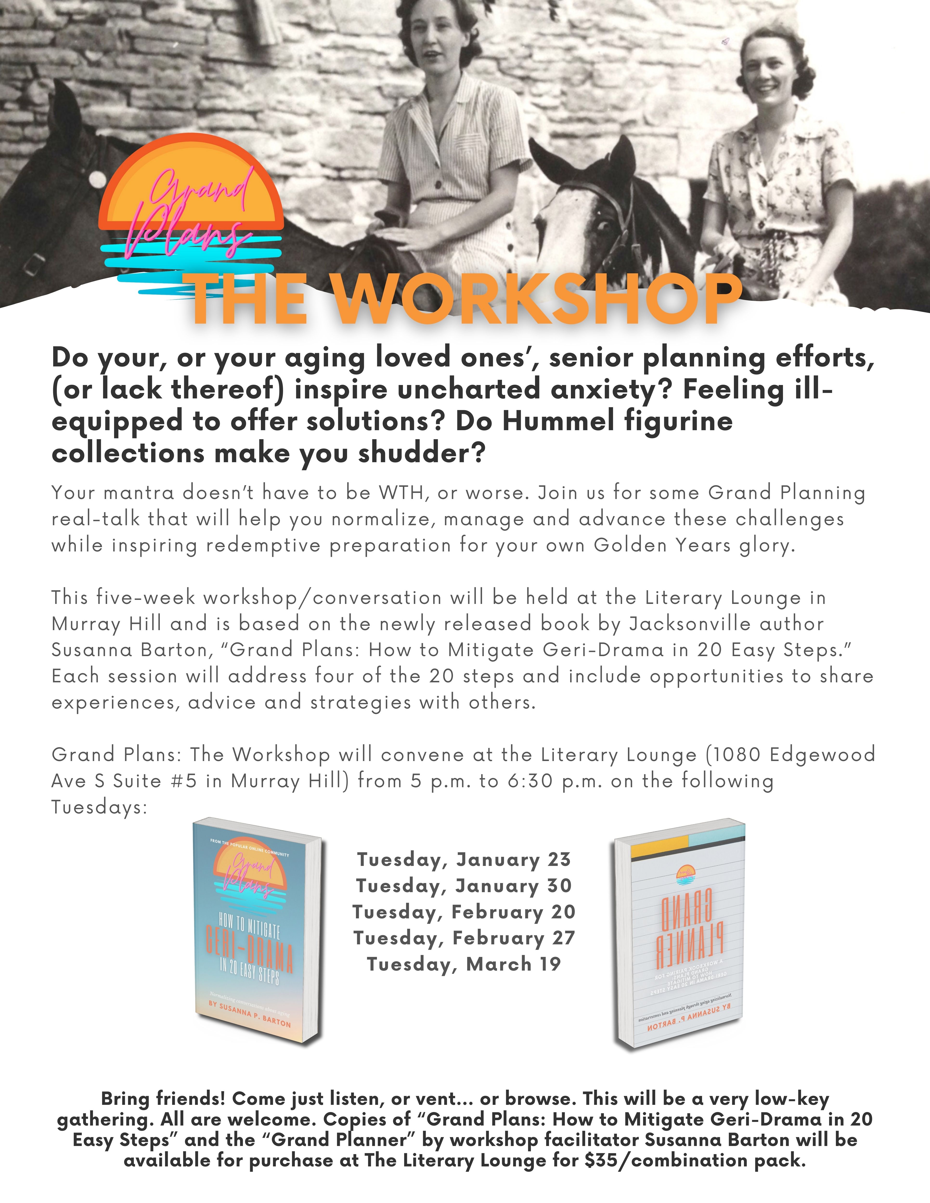 Workshops & Presentations – Grand Plans